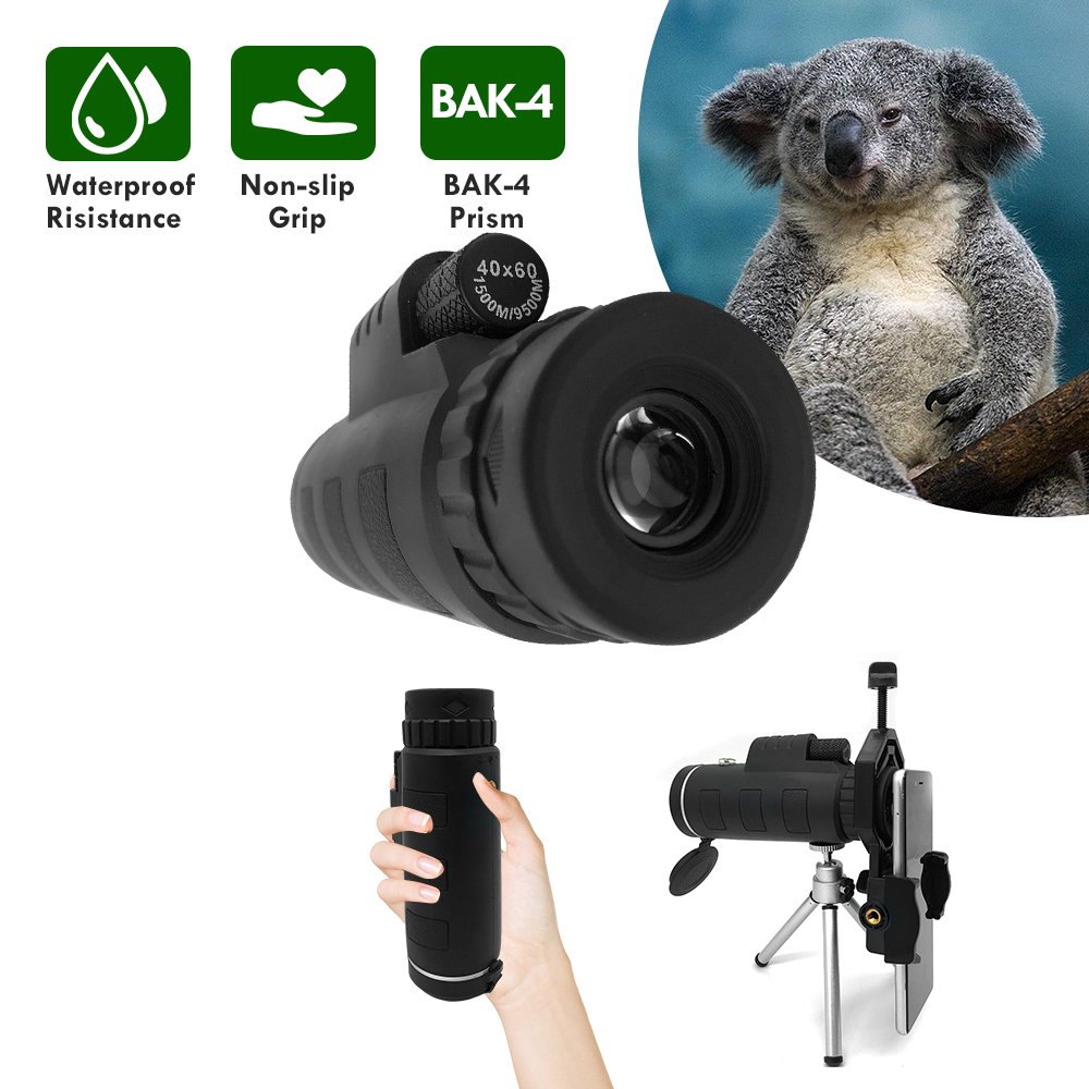 FMC Long Range 10X42 12x50 40X60 Monocular Telescope