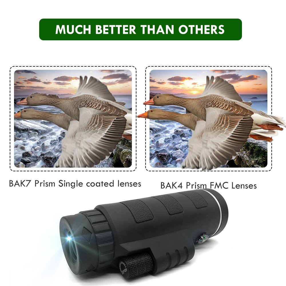FMC Long Range 10X42 12x50 40X60 Monocular Telescope